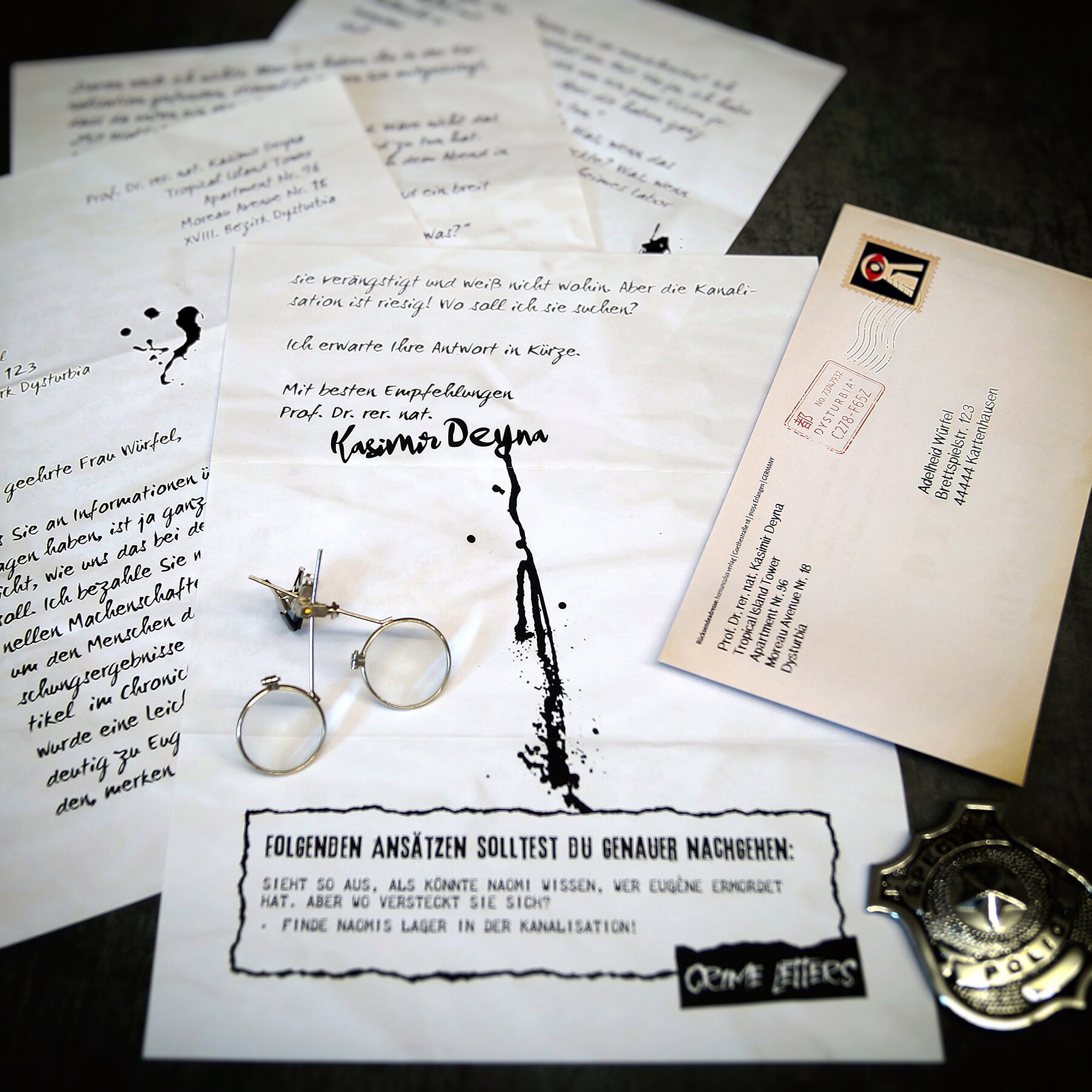 Prove your detective skills with a gift set by Crime Letters - digitec