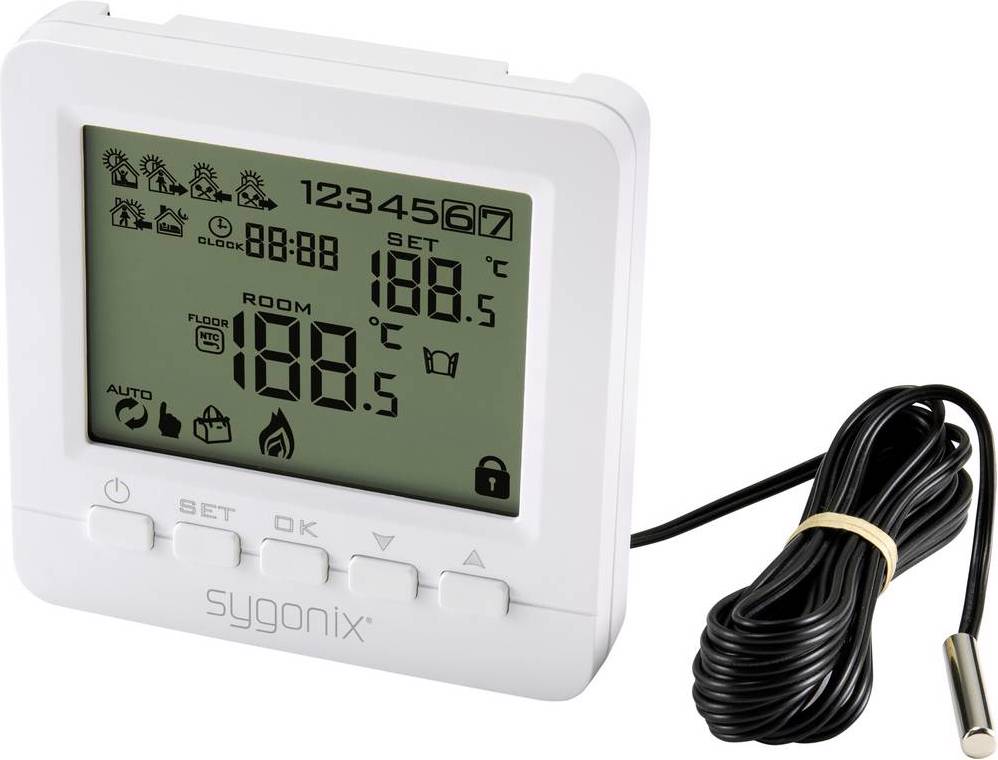 Sygonix Thermostat d'ambiance Thermostat de chauffage programmable ...
