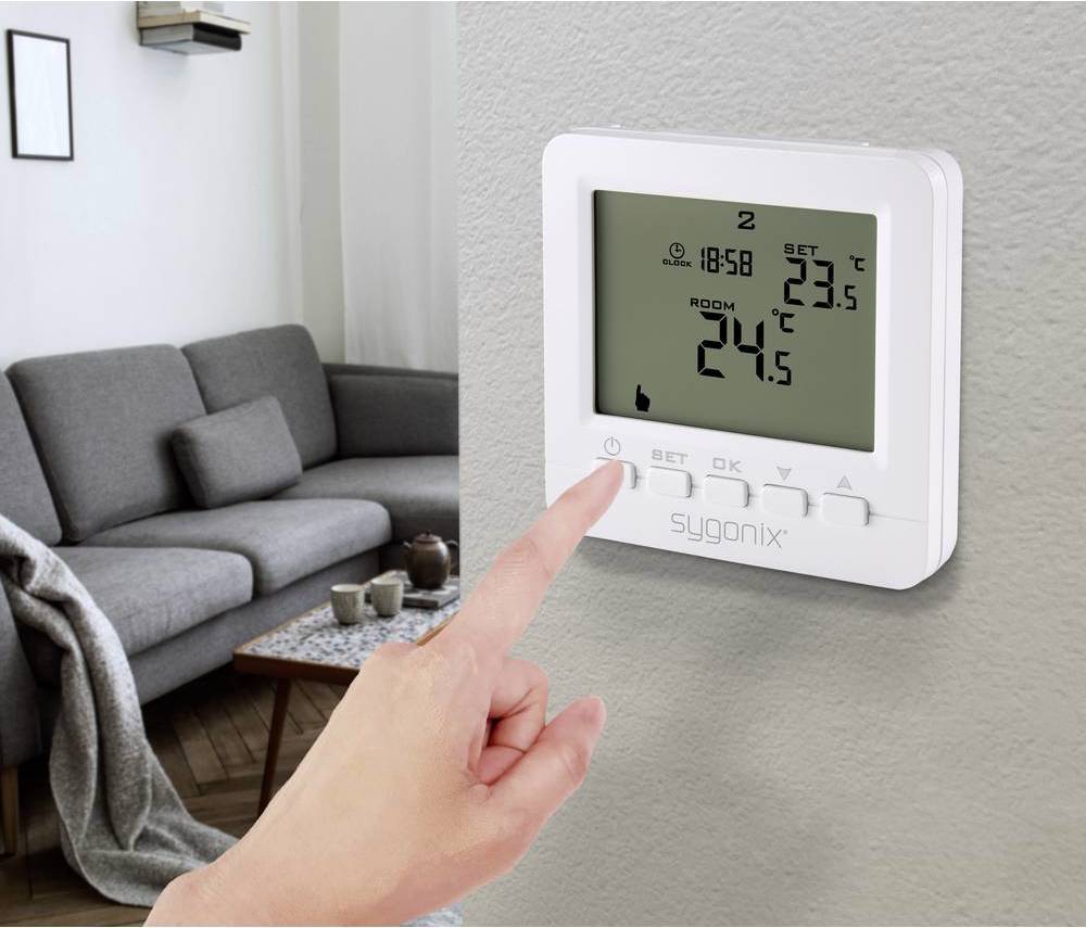 Sygonix Thermostat d'ambiance Thermostat de chauffage programmable ...