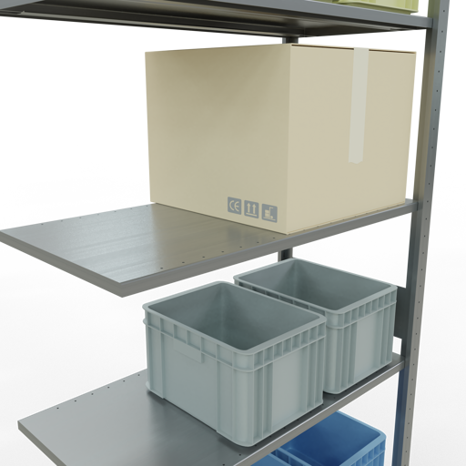 Schulte Lagertechnik Stecksystem Anbauregal MULTIplus150 mit ...