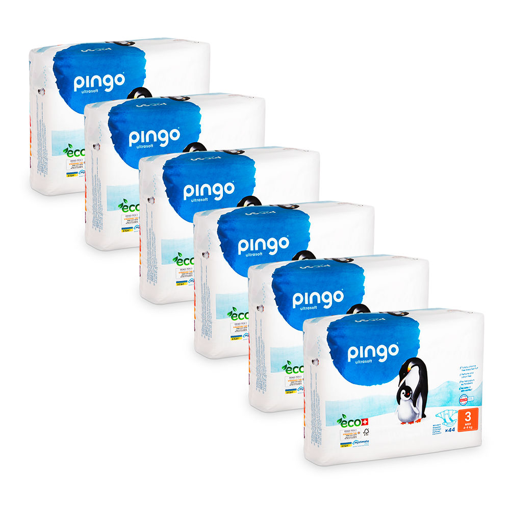Pingo Eco diapers (size 3, 264 Piece, monthly box) - buy at Galaxus