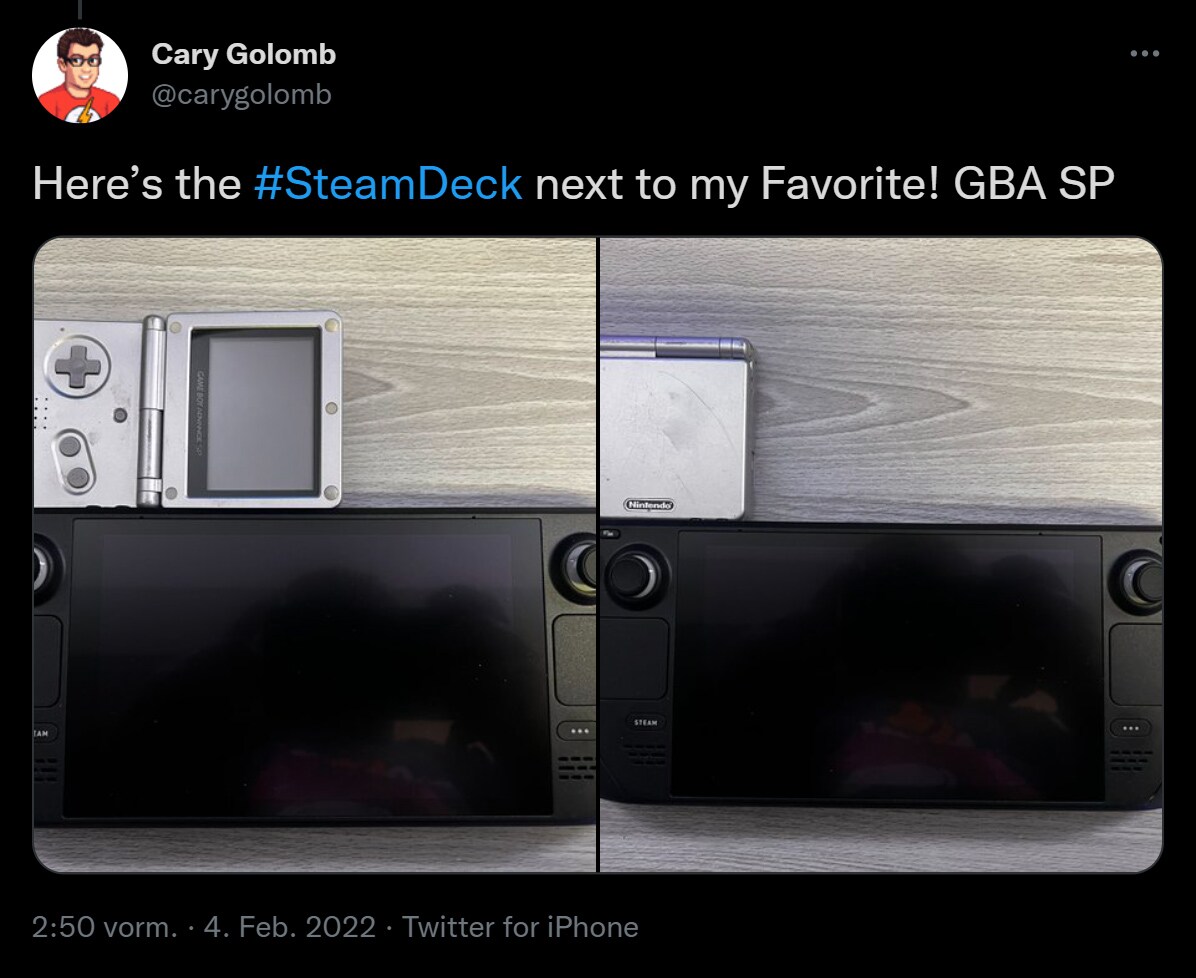 That's how big the Steam Deck really is! Comparison pictures with ...