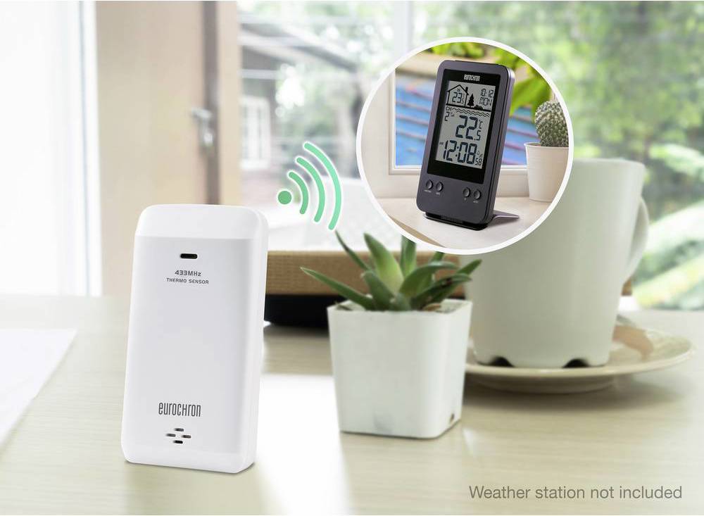 Eurochron Thermo sensor IPX3 DCF - kaufen bei Galaxus