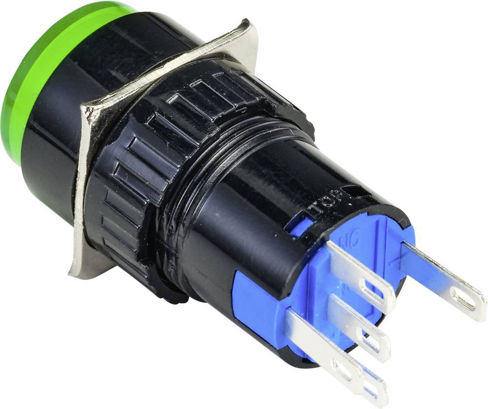 Tru Components Leuchtdrucktaster 250 V/AC 3 A 1 x Ein/(Aus) IP65 ...