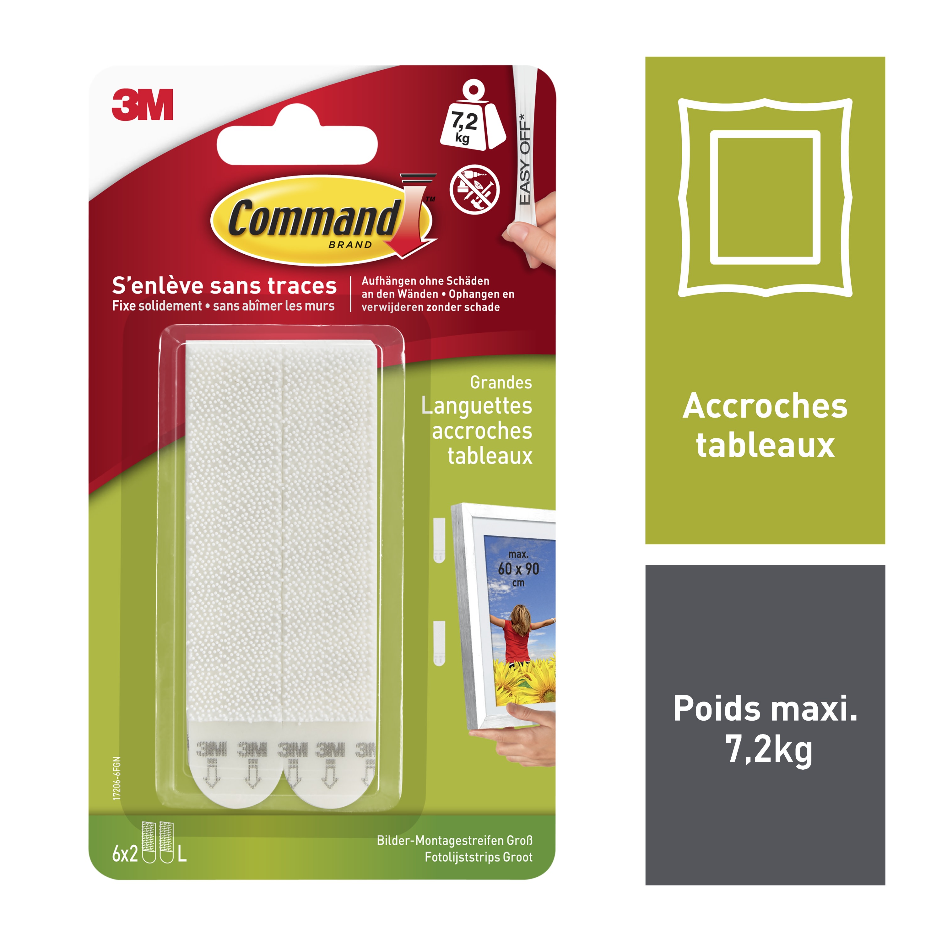 Command Languettes accroche-tableau L, Multi-Pack (7.20 kg) - Galaxus