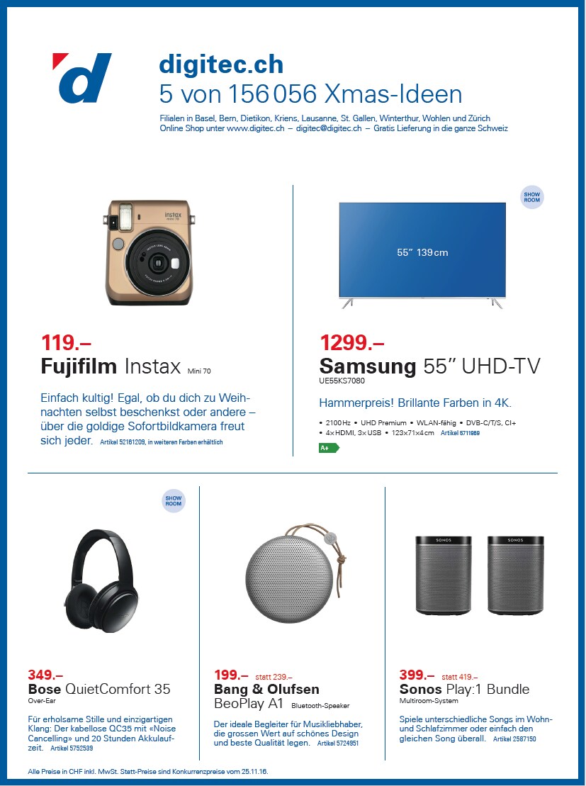 It's all digital - digitec