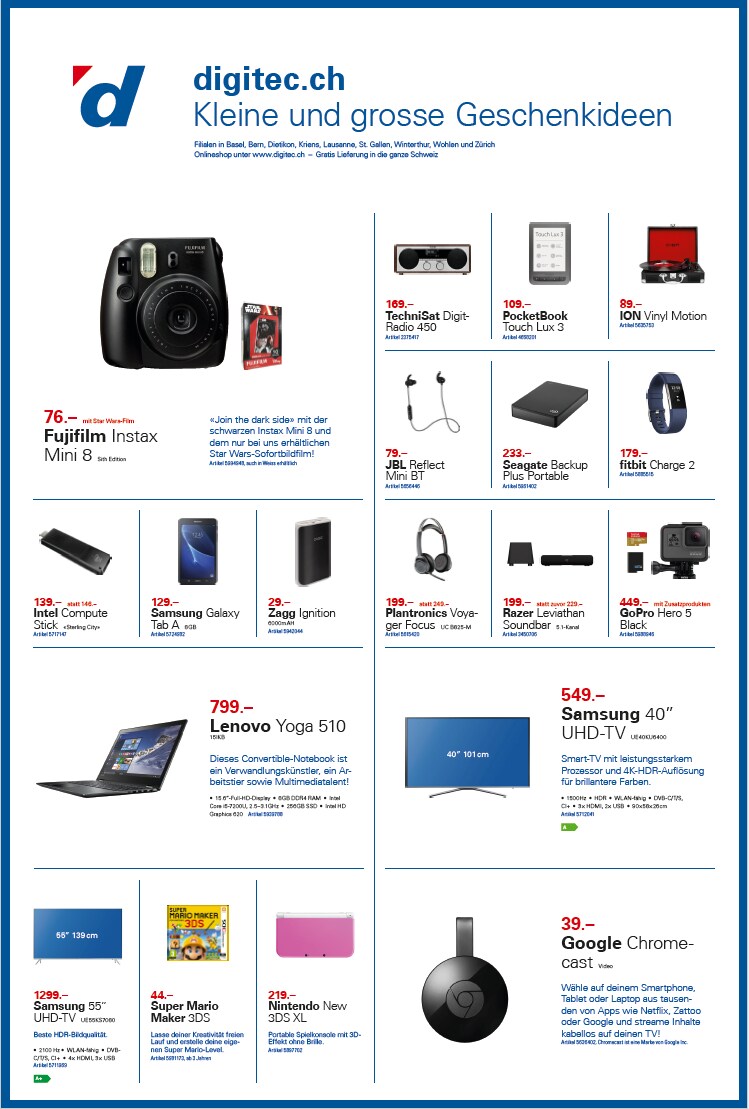 It's all digital - digitec