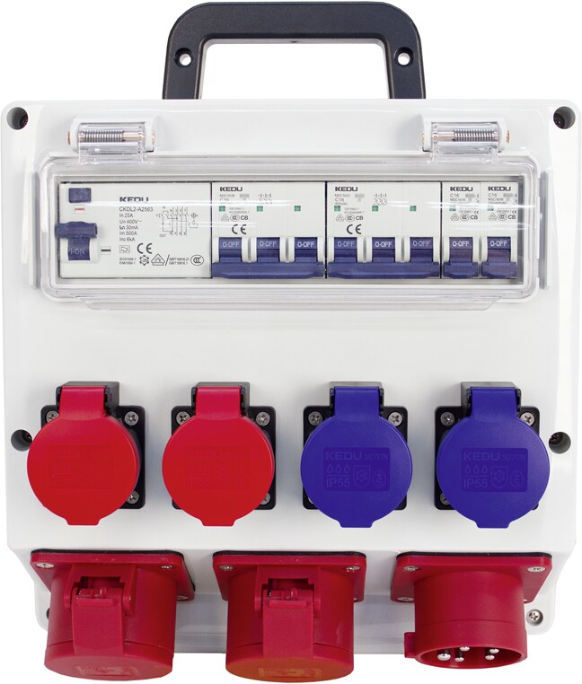 Steffen Site power distributor (CEE 16/5, CEE 16/5, Type 23, Type 25 ...