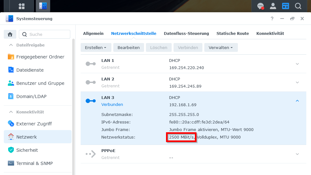 Synology NAS Upgrade: 2,5 Gigabit mit USB-LAN-Adapter - Galaxus