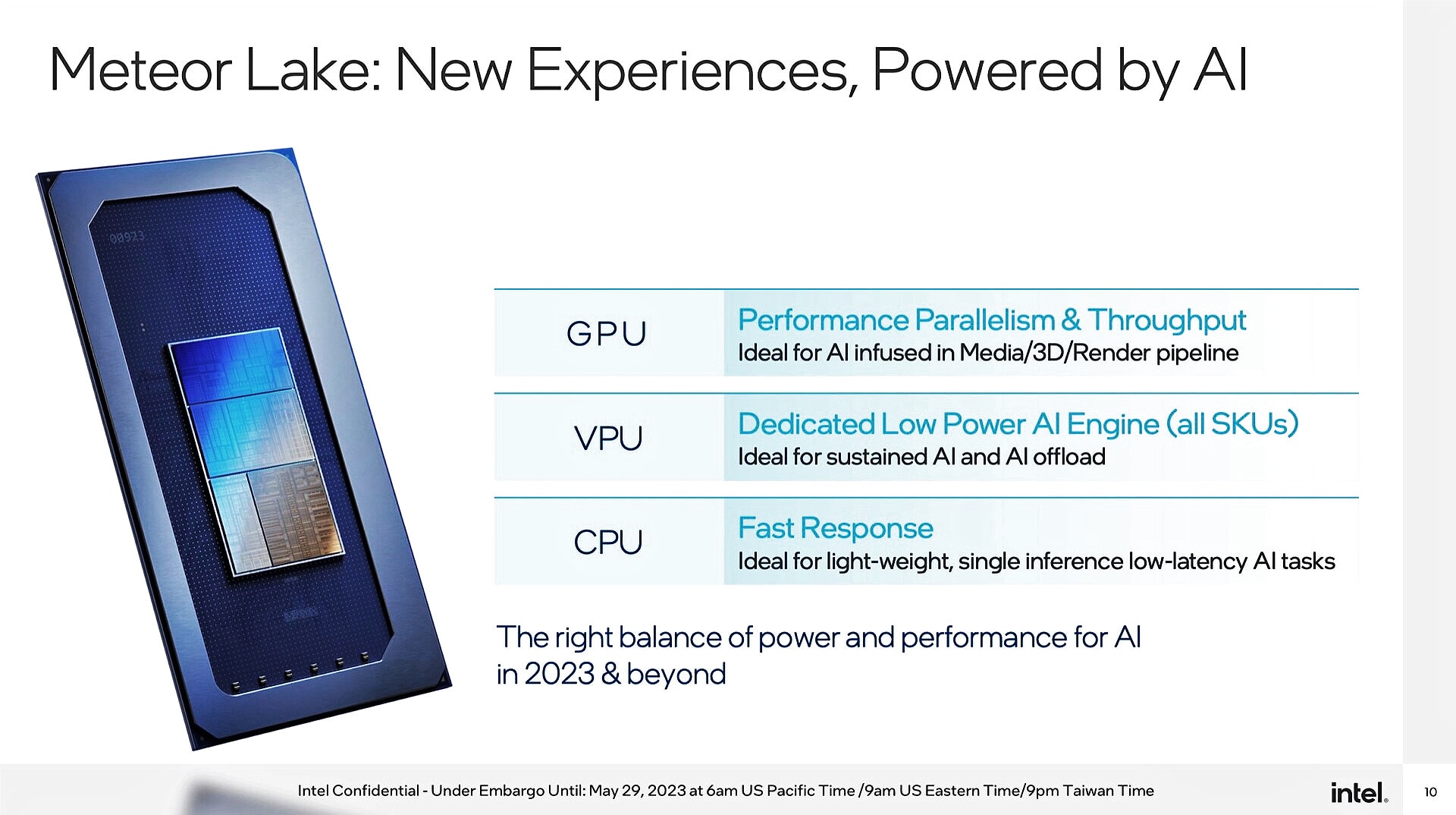 Intel focuses on AI: Meteor Lake gets VPU in addition to CPU and iGPU ...
