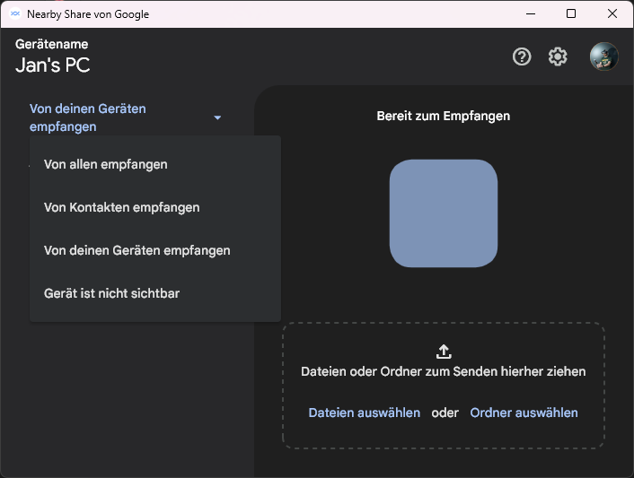 Nearby Share für Windows: Simpler Dateitausch zwischen Android und PC ...