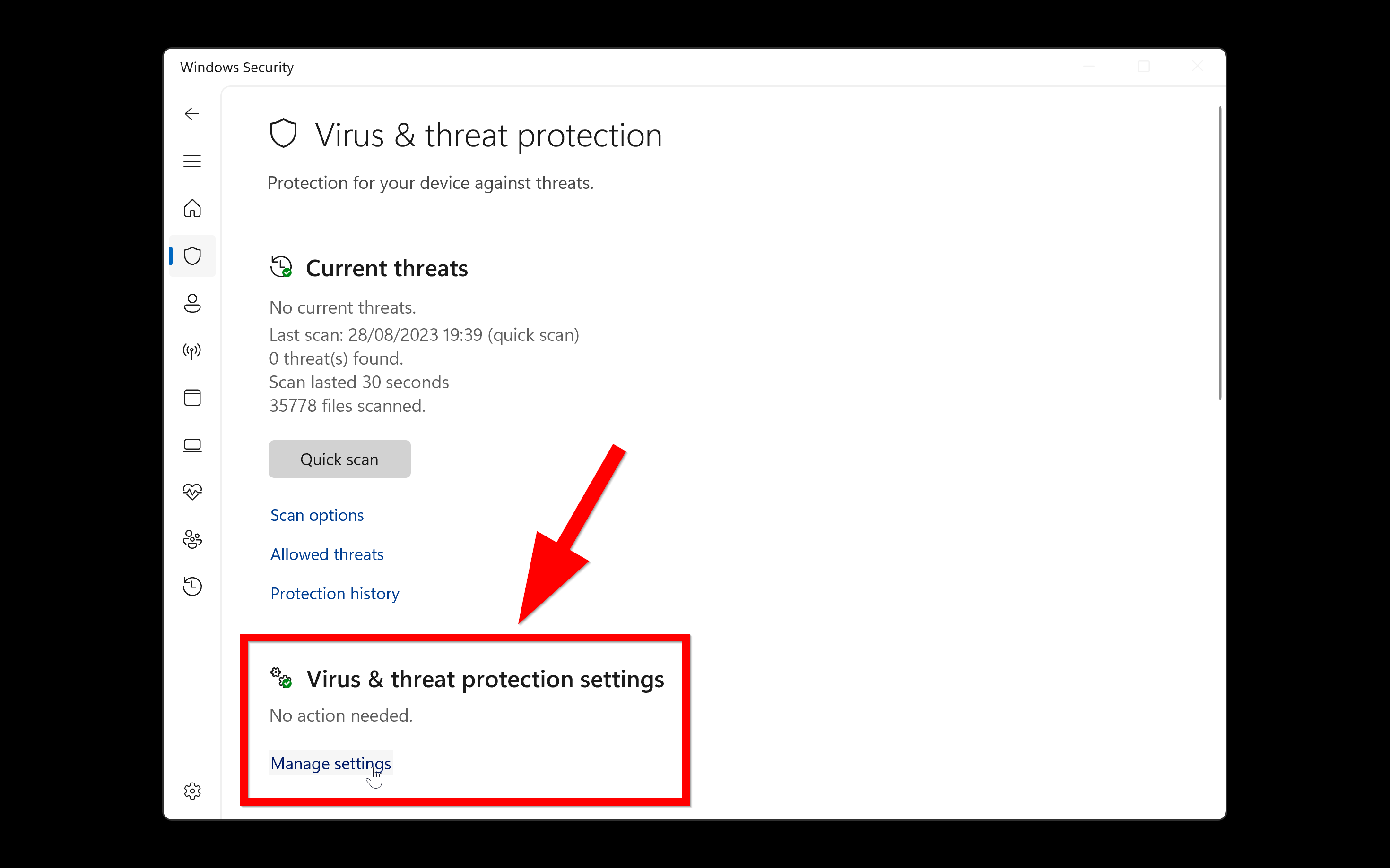 Windows tip: how to disable virus protection for specific files ...