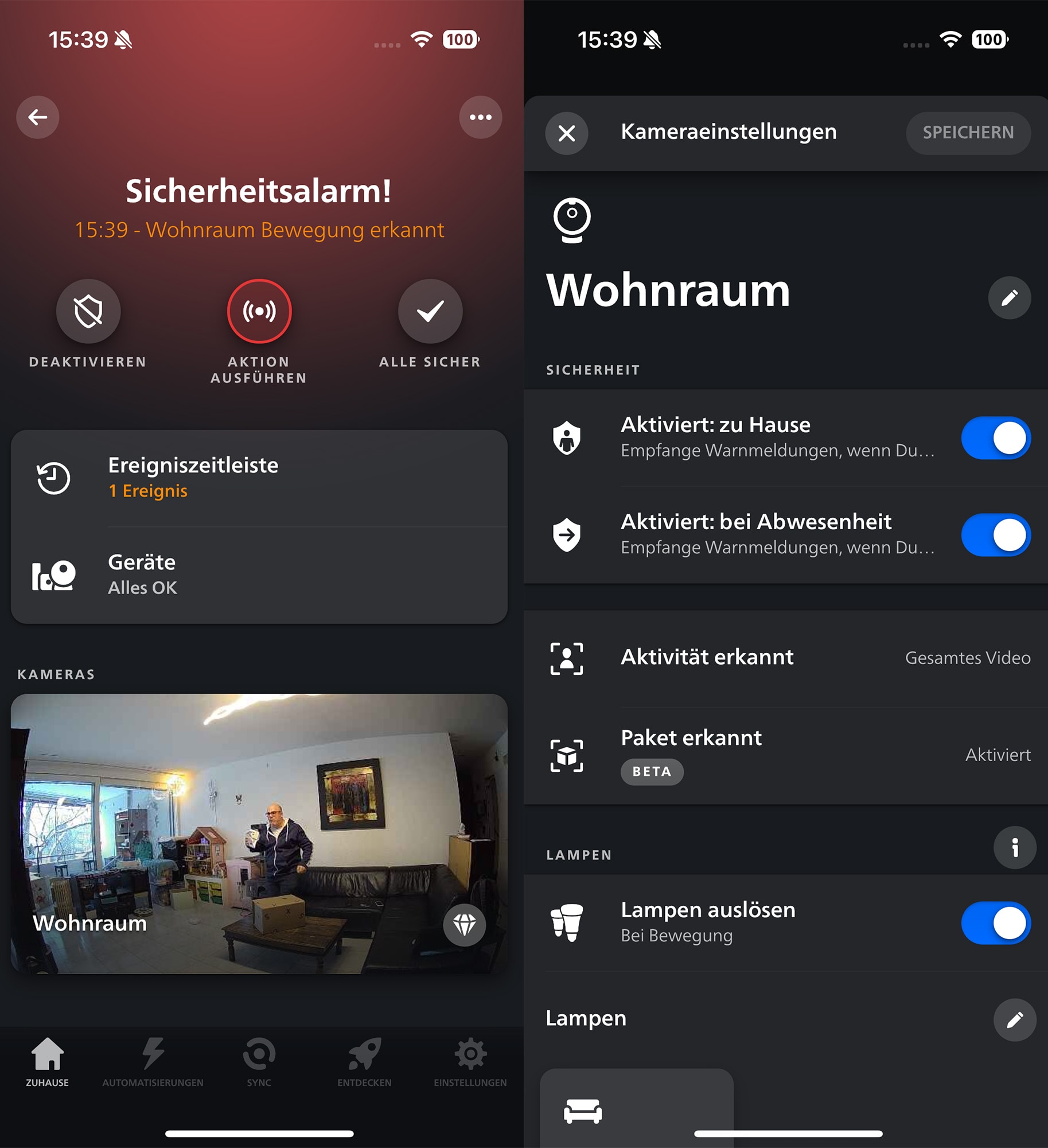 Philips Hue Secure: Kamera und Sensor im Test - Galaxus