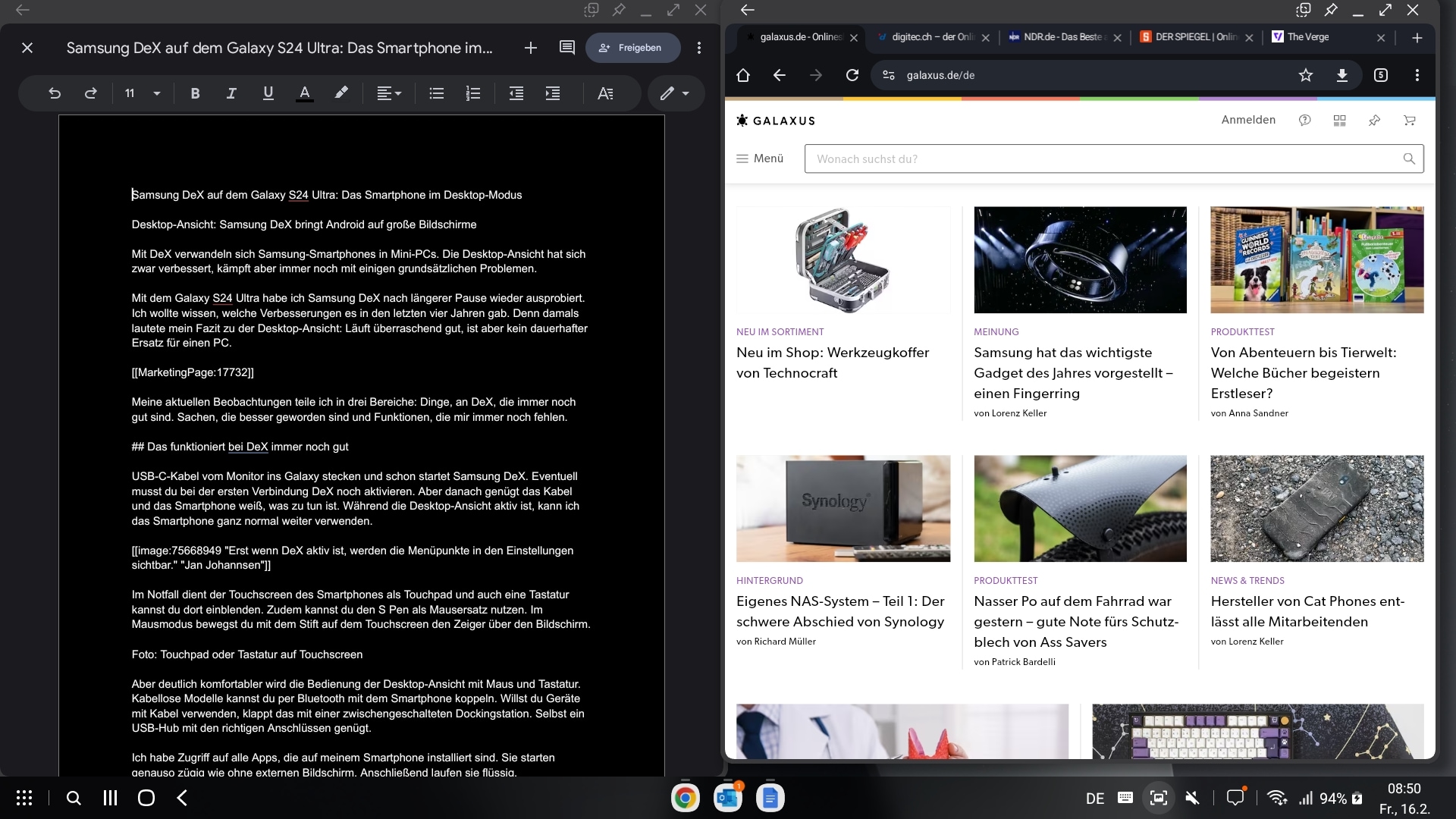 Turn your smartphone into a desktop: Samsung DeX on Galaxy S24 Ultra ...