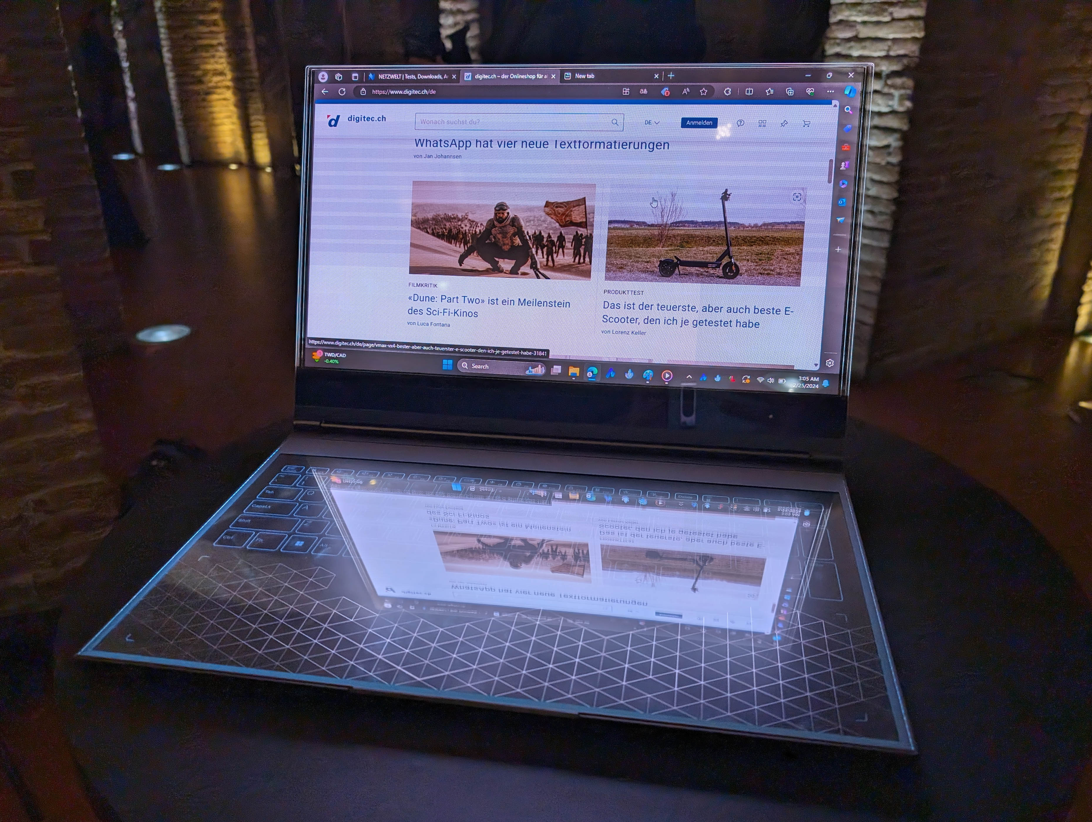 MWC 2024: Lenovo shows laptop with transparent display - Galaxus