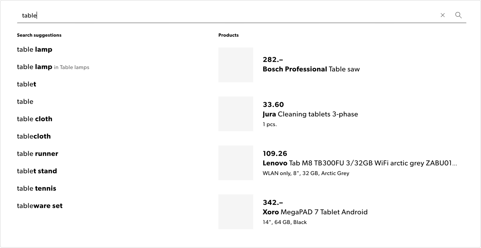 Skeleton - components - Design System - Galaxus
