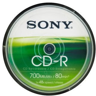 Sony CD-R CDQ-80N 700 MB 10 Stück - acheter sur Galaxus