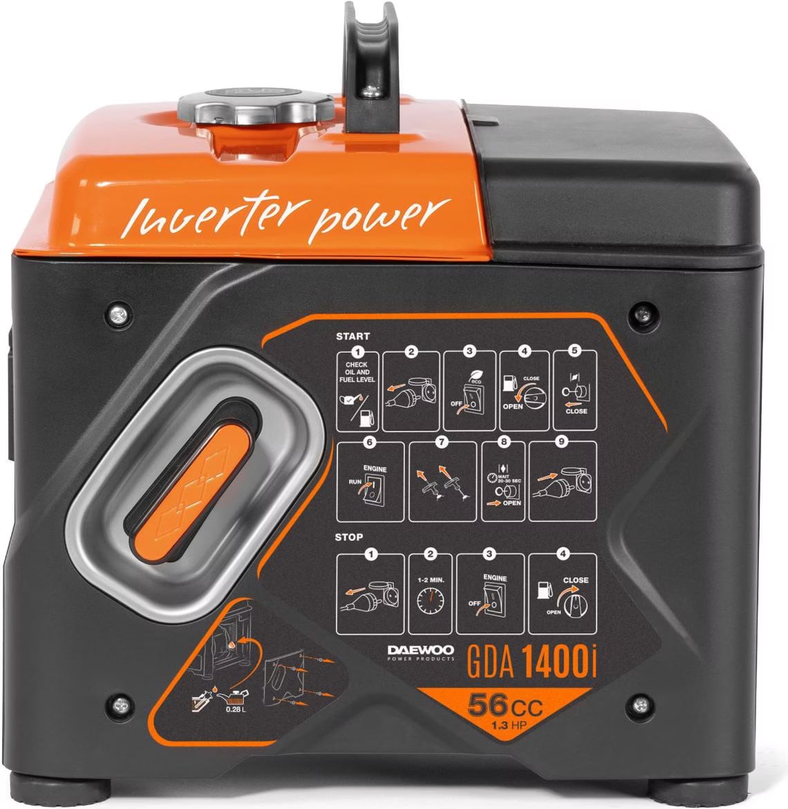 Daewoo Power Products Inverter generator (1200 W, 3.20 l) - Galaxus