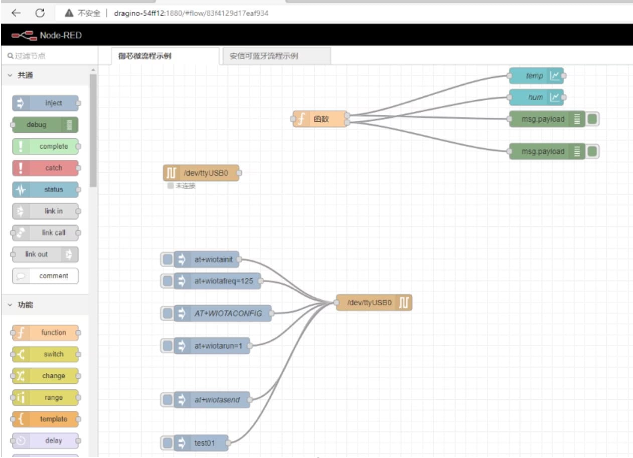 Dragino LPS8 V2 Indoor Multichannel LoRaWAN Gateway avec TTN et serveur Node-Red - digitec