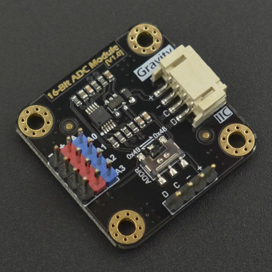 DFRobot Gravity 16Bit 4-Kanal ADC Analog Digital Wandler I2C ADS1115 ...