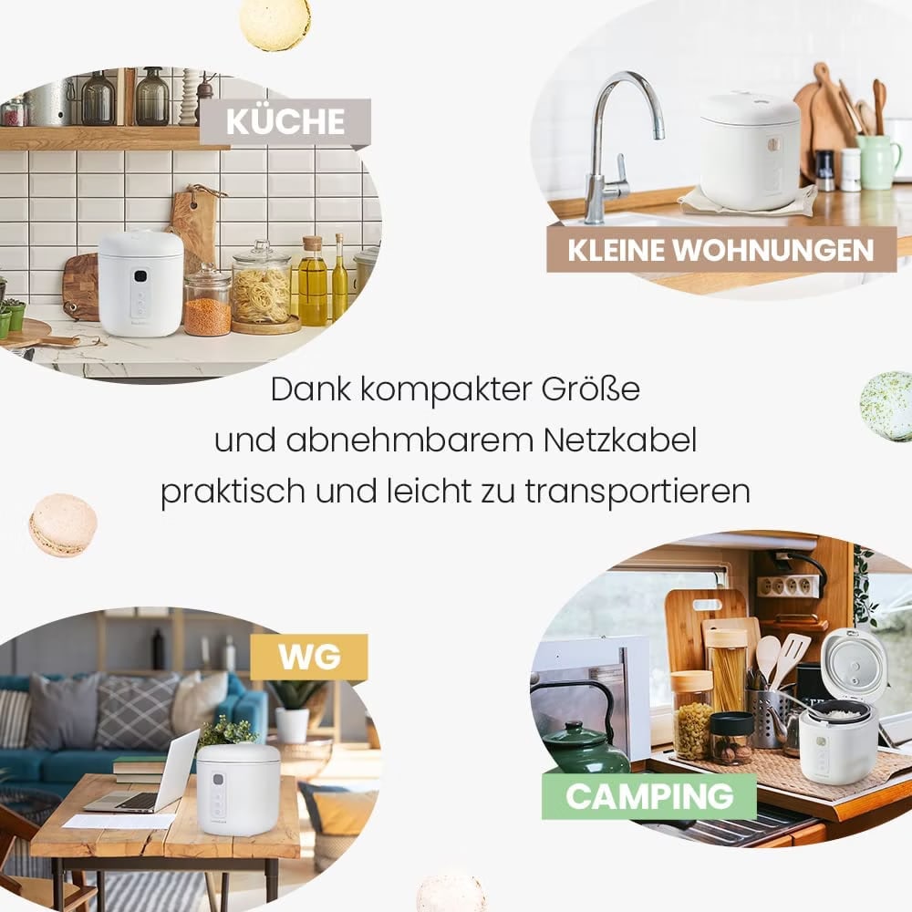 LocknLock Macaron Mini-Reiskocher, 1.2L - kaufen bei digitec