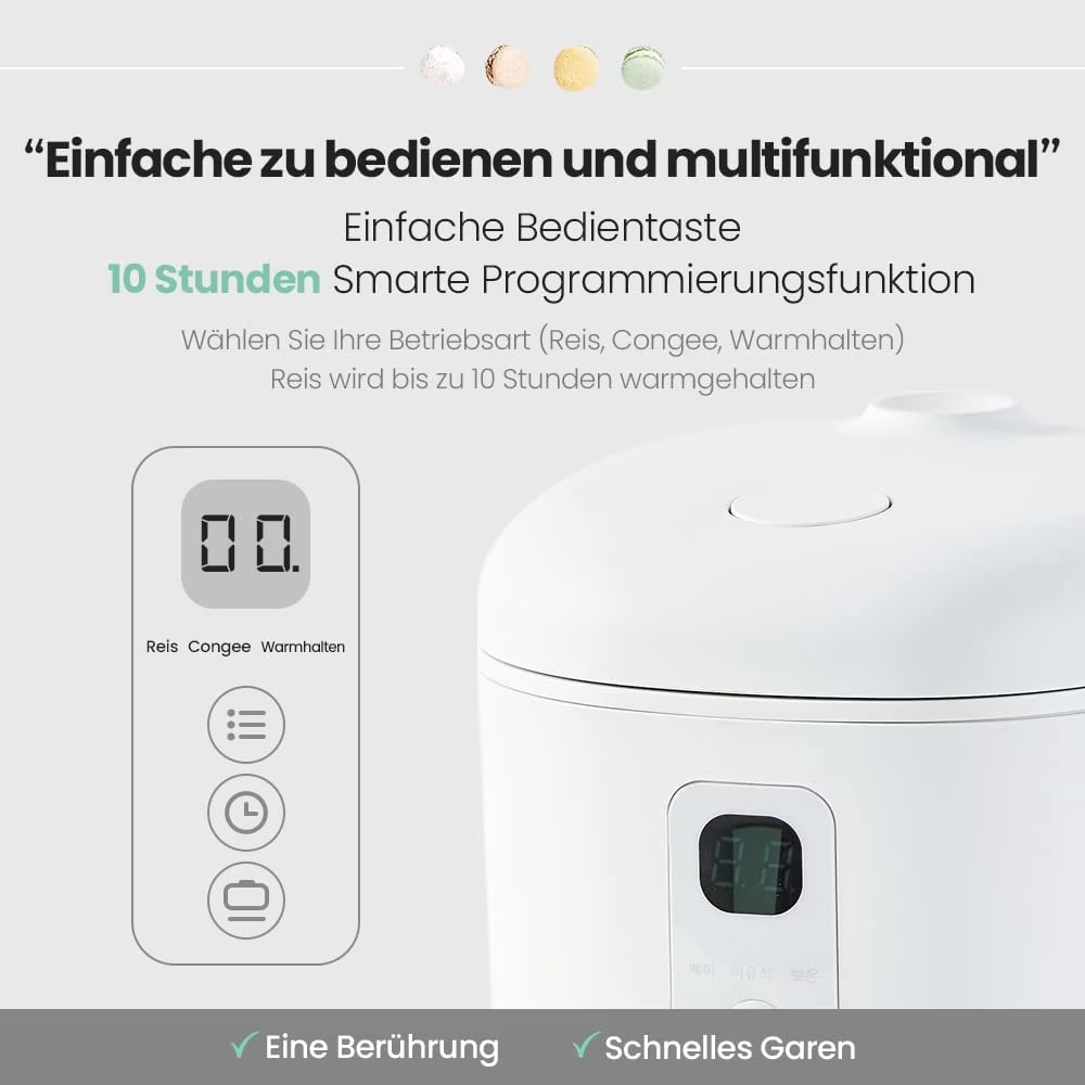 LocknLock Macaron Mini-Reiskocher, 1.2L - kaufen bei digitec