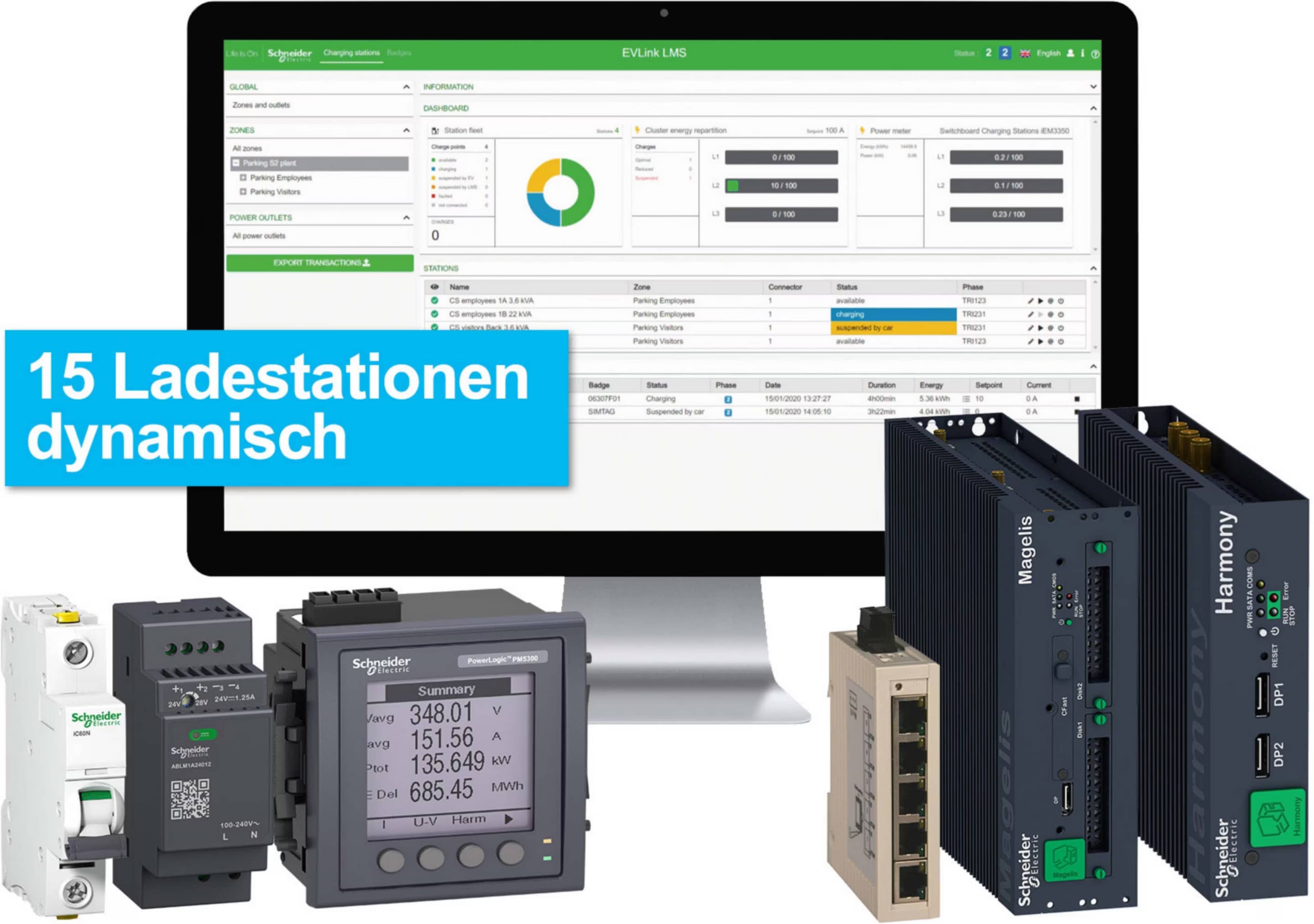 Schneider Electric EVlink Bundle LMS 15 LS - kaufen bei digitec