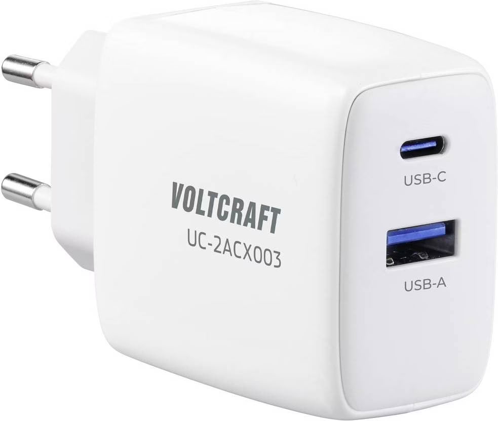 Voltcraft GaN VC-13091935 USB Charger Indoor Output Current (max.) 3.25 ...