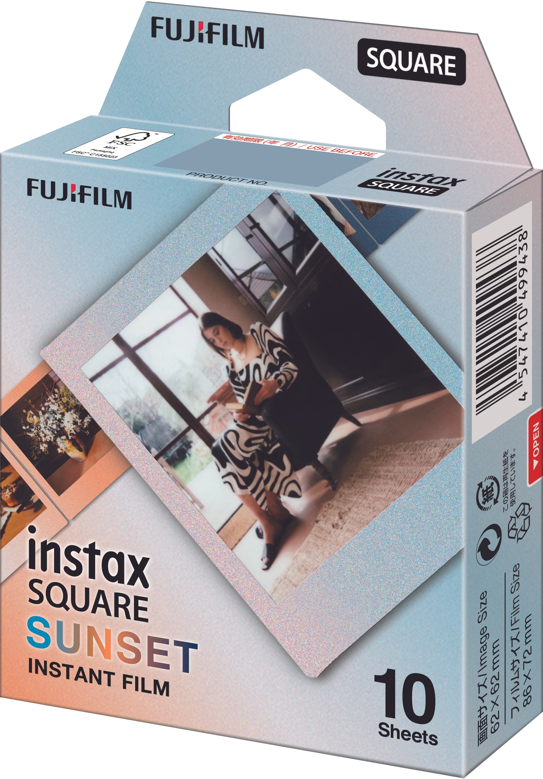 Fujifilm instax Square Film Sunset Rainbow (Instax Square SQ6, Instax Square SQ10, Instax Square ...
