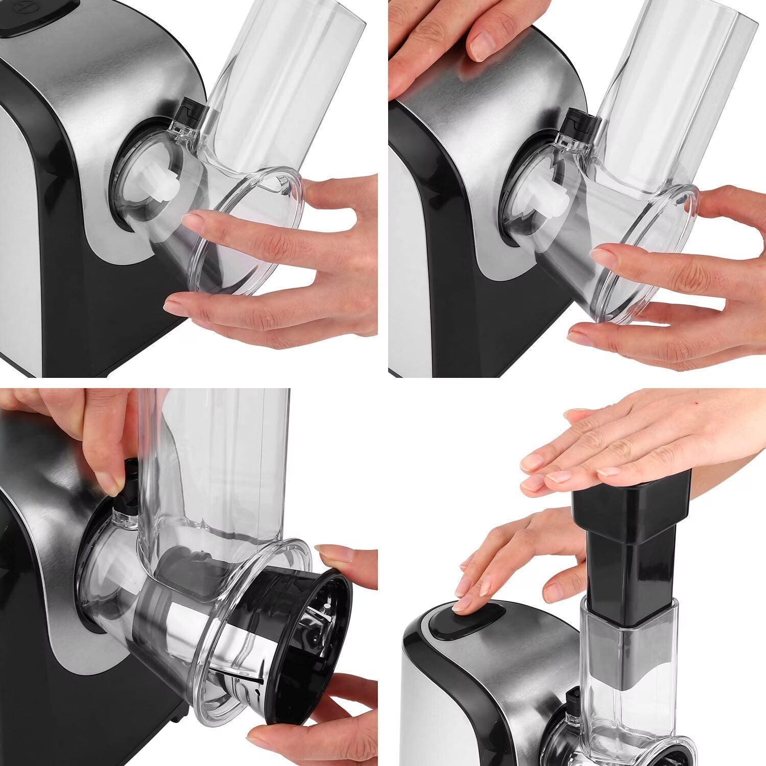 Meykey Elektrische Reibe fuer Gemuese und Obst - kaufen bei Galaxus